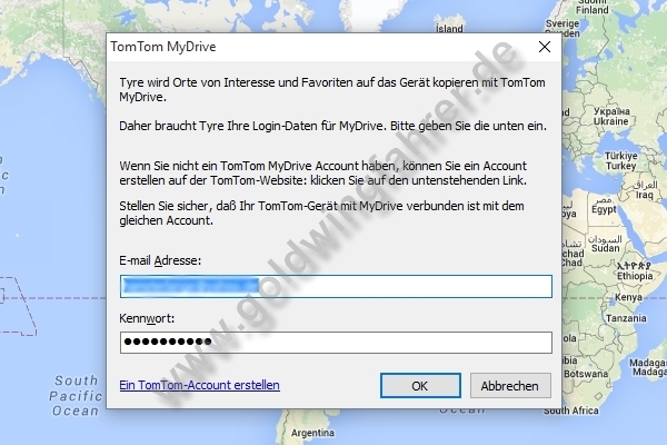 Routenübertragung TomTom Rider